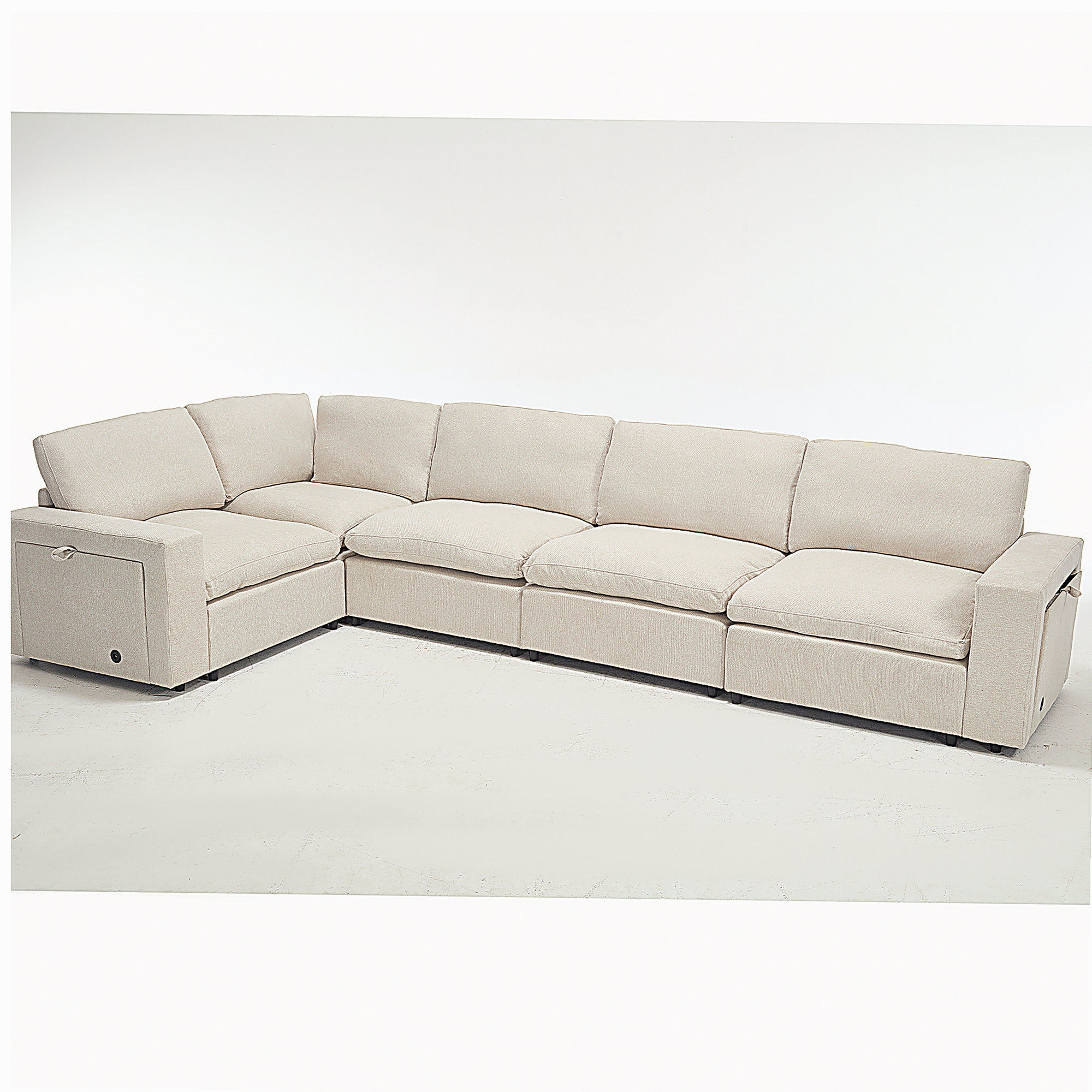 Latitude Run® Sectional Couches For Living Room,Modular Couch,Wireless ...